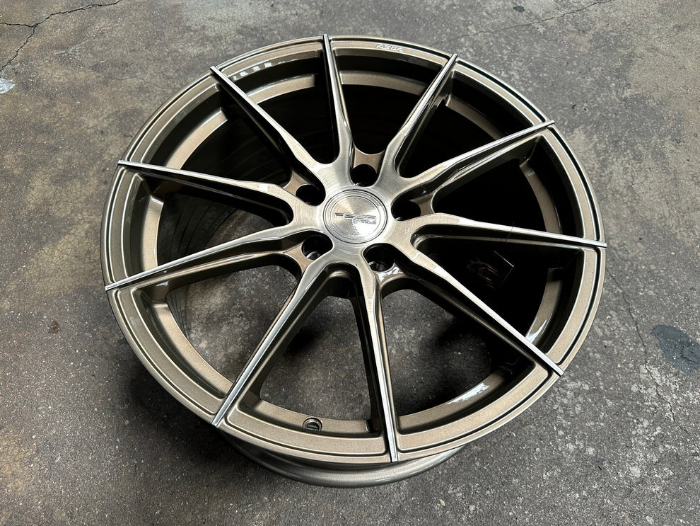 New 18X8.5 ET43 Asga A01 Rim (4 wheel) Gloss Bronze 5X112 – King of Rims