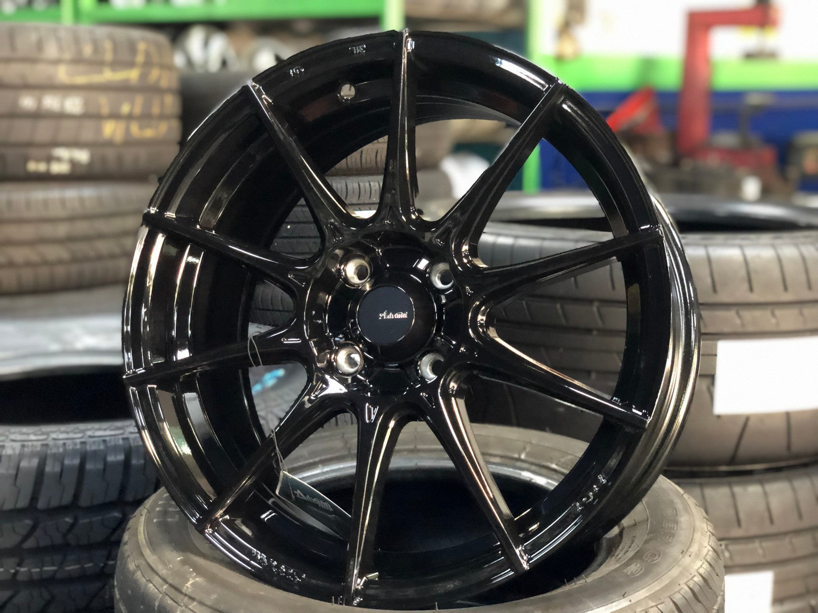 New 16X7 ET38 Advanti Storm S1 Rim (4 wheel) Gloss Black 4X100 – King ...